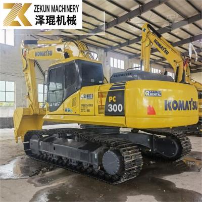 중국 32톤 1.8m3 사용 된 휠 로더 KOMATSU PC 300-7LC HD 6LE LC-8 판매용