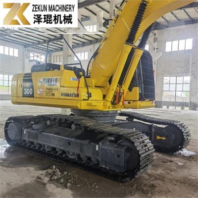 중국 32톤 1.8m3 사용 된 휠 로더 KOMATSU PC 300-7LC HD 6LE LC-8 판매용