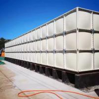 Quality Cube GRP FRP Plastic Panel Water Treatment Tank Grp Sectional Water Storage Tanks for sale