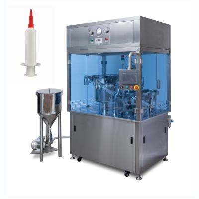 중국 완전 자동 PLC 제어 사전 채워진 주사기 채우고 플러깅 기계 스테인리스 스틸 0. 5- 80ml 판매용