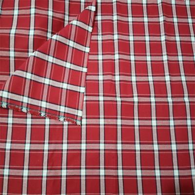 Cina CN88 12 franchi del plaid di cotone di filato del tessuto ha tinto la saia 7.5oz per la camicia ignifuga in vendita