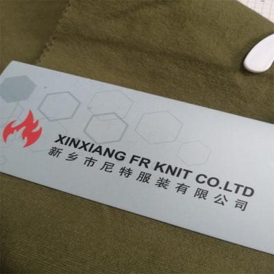 Cina NFPA2112 cotone ignifugo standard Rib Knit Fabric del franco del filato del tessuto 32S in vendita