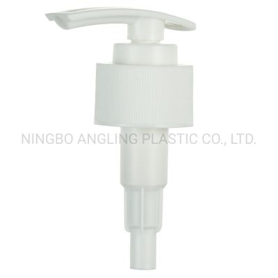 Cina Pompa di lozione di chiusura in plastica bianca a nervatura 28/410 personalizzabile con certificazione ISO in vendita