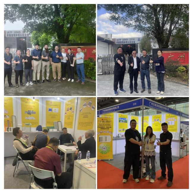 Company exhibition and customer meetings