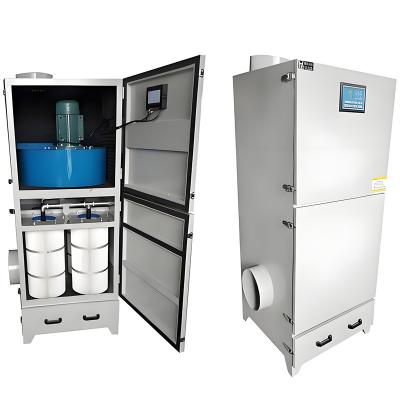 Mobile Industrial Filter Cartridge Dust Collector With Arm For Grinding And