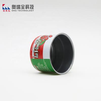 Китай Canned Food Grade 70g Tin Can Wholesale Custom Metal Empty Round Tin Can Tomato Paste Containers 538# продается