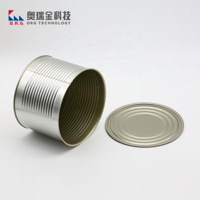 Китай Canned Food Grade 2000g-Food Tin Can Wholesale Custom Metal Empty Round Tin Fish Containers 15114# продается