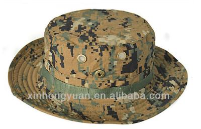 China Los hombres camuflan el sombrero de Boonie y los casquillos/el sombrero militares del cubo del camuflaje en venta