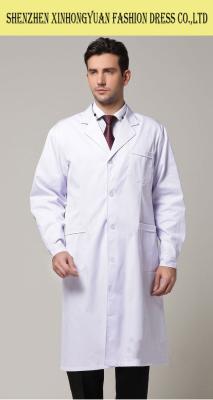 China Los uniformes médicos de encargo de la oficina, médicos friegan la capa del blanco del estudiante de los uniformes en venta