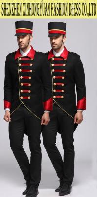 Cina Uniformi nere comode del personale dell'hotel, uniformi di portiere per un hotel di cinque stelle in vendita