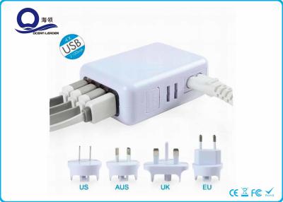 Cina Caricatore dell'adattatore del Usb Multiport di viaggio con l'uscita 2.1A/3.1A/5.4A di 5V in vendita