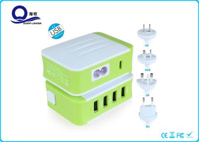 Cina caricatore della parete di viaggio di 5V 4.8A Multiport USB con l'esposizione della porta USB 4 e della luce del LED in vendita