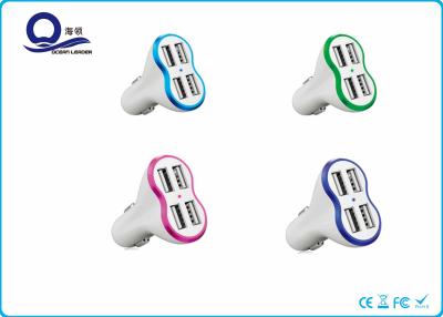 Cina Micro multi spina variopinta del caricatore dell'automobile di USB del porto con l'indicatore della luce del LED in vendita