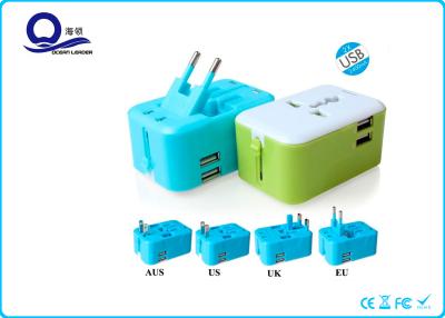 Cina L'OEM assiste l'adattatore mondiale di potere di USB e l'adattatore del caricatore di viaggio con USB doppio in vendita