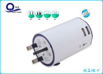 Cina Adattatore e convertitore staccabili di viaggio di USB di protezione del fusibile con luce principale in vendita