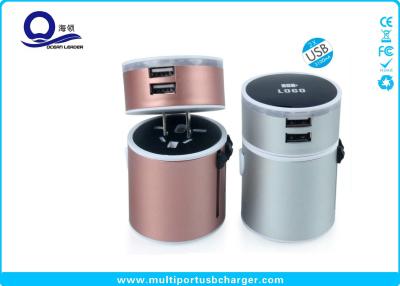 Cina Staccabile rotatorio portatile della spina 5V 3.1A del caricatore della parete di USB di viaggio del doppio porto in vendita