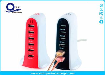 Cina Progettazione multipla del pinguino dei dispositivi della tassa di Smart 6 del porto di USB del caricatore rapido di viaggio in vendita
