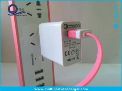 Cina Protezione rapida di cortocircuito del caricatore dell'automobile di USB della tassa 3,0 di Qualcomm di corrente alternata in vendita