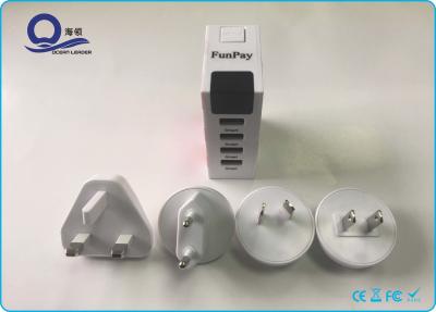 Cina Adattatore multiplo del caricatore di FunPay USB con un indicatore di 4 porte USB LED di x per i viaggiatori in vendita