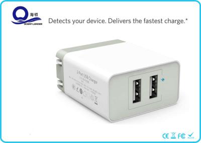 中国 密集したiPhone USBの充電器のサムスンS6のための二重USBを持つ携帯用壁の充電器 販売のため