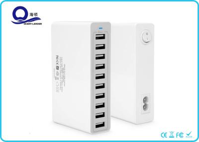 Cina Il multiplo 10 Ports la stazione di carico da tavolino del caricatore di USB con il hub di carico di 50W 10A in vendita