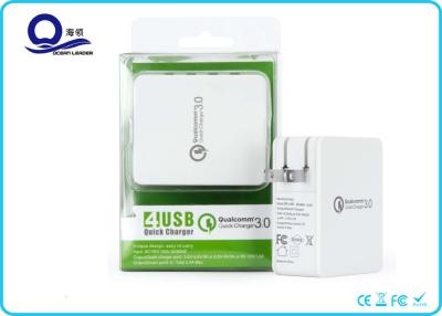 Cina Caricatore del cellulare delle porte USB del caricatore 4 della parete di Qualcomm 3,0 pieghevoli della spina degli Stati Uniti multi in vendita