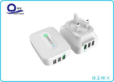 Cina 3 caricatore portatile della parete del porto 25W USB con il caricatore rapido di controllo di qualità 3,0 USB per il iPhone in vendita