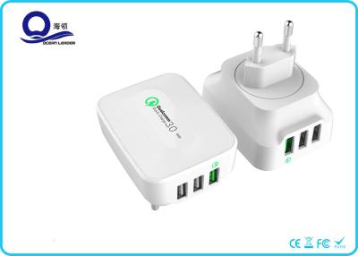 Cina caricatore rapido della parete della tassa 3,0 di 25W Qualcomm con una porta USB di 3 x per il carico veloce in vendita