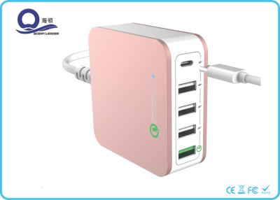 Cina tipo caricatore rapido da tavolino 3,0 dei porti 40W 5 della stazione di carico di C USB con ETLCertified in vendita