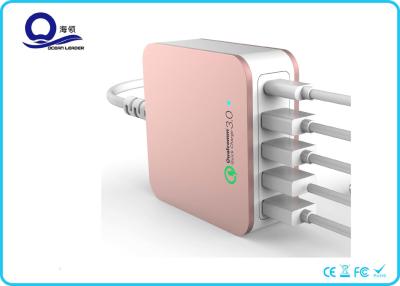 Cina 40W 5 porti USB astuto Chargr con il caricatore rapido 3,0 ed il tipo - hub di C USB in vendita