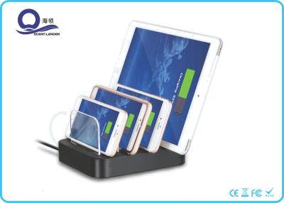 Cina caricatore multiplo di 30W 4.8A USB, organizzatore da tavolino della stazione di carico con 4 porti in vendita
