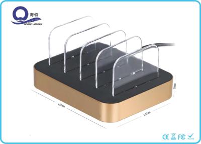 Cina 4 organizzatore di carico da tavolino di carico del supporto del bacino della stazione di carico 34W dello scrittorio di USB dei porti in vendita