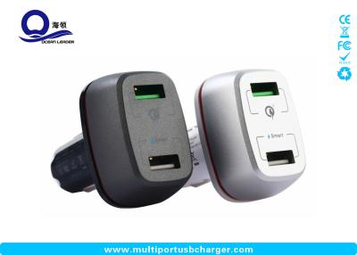 Cina 27W 5.4A si raddoppiano tassa rapida 3,0 del caricatore del veicolo del Usb per la galassia s8 s7 di Samsung più in vendita