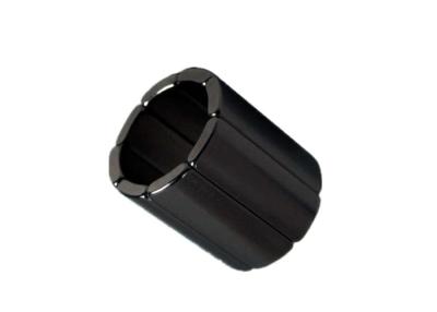 Cina Magnete eccellente del neodimio del magnete del motore elettrico di segmento forte con la placcatura a resina epossidica nera in vendita
