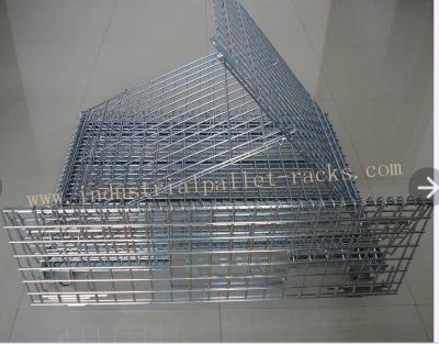 Κίνα Πτυσσόμενη αποθήκευση Cage1200 Χ πλέγματος καλωδίων εξοπλισμός υλικού χειρισμού 800mm προς πώληση