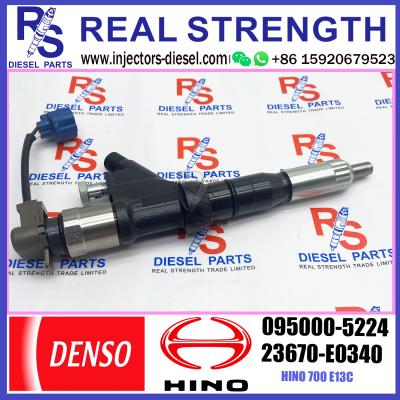 China diesel fuel injector 095000-5220 095000-5224 095000-5223 095000-5225 095000-5226 23670-E0341 for HINO E13C EH700 for sale