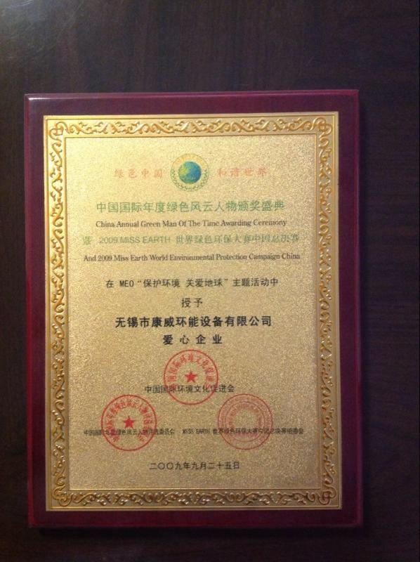 - KANGWEI ENVIRONMENT ENERGY GROUP