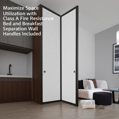 China Maximize Space Utilization with Class A Fire Resistance Bed and Breakfast Separation Wall Handles Included for sale