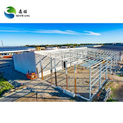 China ISO 9001 Certified Steel Structure Warehouse with Custom Wall Cladding for sale