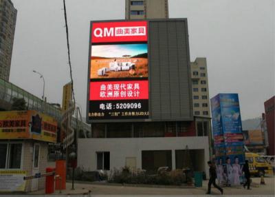 China P6 32x32 Openlucht Reclame LEIDENE Vertoning Vaste Installatie voor de Grote Bouw Te koop