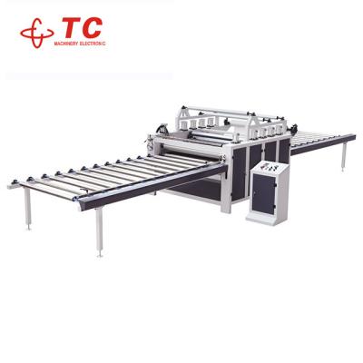 China TC Woodworking Machinery Multifunctional Best Quality Cheap Price Film Cold Glue Sticking Laminating Machine for Boards for sale