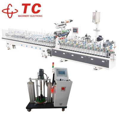 China PLC Profile Wrapping Machine for 300mm & 450mm, 15-50m/min, CE & ISO9001 Certified for sale