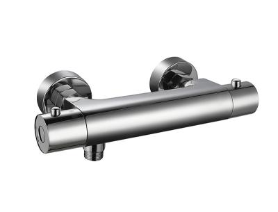 Thermostaic Temperature Adjustable Shower Spout Mixer Bathroom Chrome Color Brass Tap Faucet OEM Round Classical