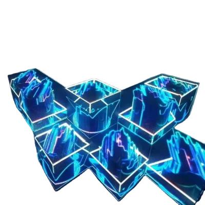 Cina Display a LED esagonale flessibile multiuso per locali notturni in vendita