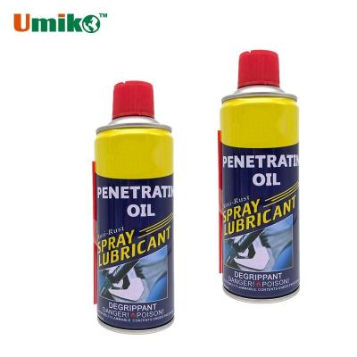 China Non Conductive 450ml Penetrating Oil Spray For Rust Removal And Lubrication for sale