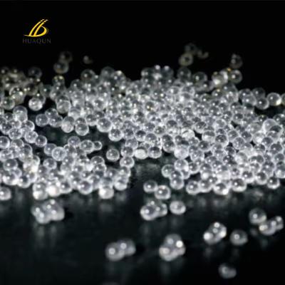 China Road Marking Transparent Reflective Glass Beads Clear Round And Highly Reflective For Safety for sale