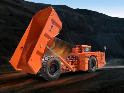 Chine VOLVO moteur DERUI 12 tonnes camion minier souterrain / camion de décharge à vendre