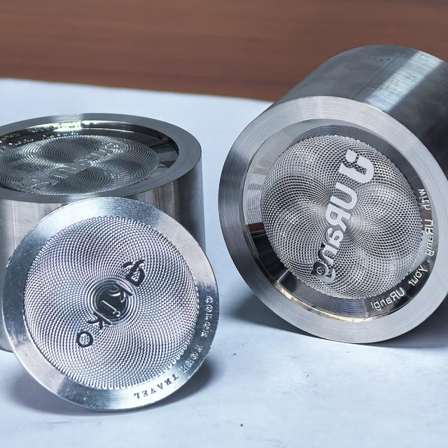 Close-up of diamond pattern on electroformed mold