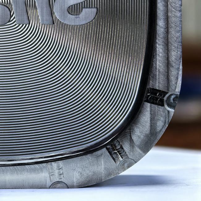 Precision mold surface texture example