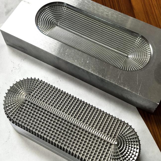 Precision optical mold with intricate light-guiding features